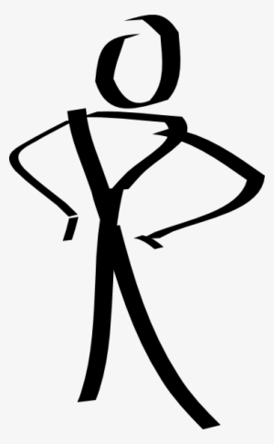Bold Black Stick Figure - Stick Man With No Background - Free ...