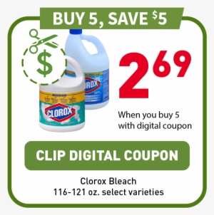 Picture Of Clorox Bleach - Free Ps3 Coupon - Free Transparent PNG ...