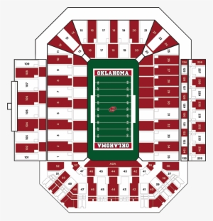 Stripe Map - Oklahoma Sooners Stadium Section 6 - Free Transparent PNG ...