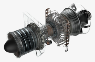Jet Engine Turbine Cutaway - Jet Turbine Engine Cutaway - Free ...