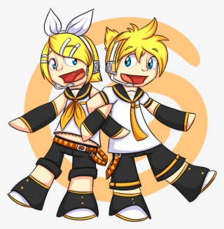 Kagamine Len And Rin - Cartoon - Free Transparent PNG Download - PNGkey