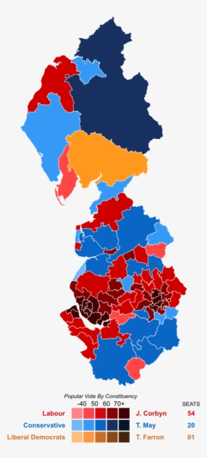 General Election Results In - Map Of Brexit Vote North West - Free ...