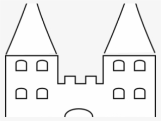 Castle Outline Cliparts - Free Transparent PNG Download - PNGkey