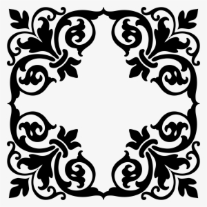 Damask Frame - Frame Damask - Free Transparent PNG Download - PNGkey