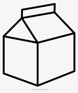 Milk Carton Diagram - Milk Carton Net Template - Free Transparent PNG ...