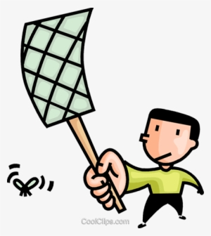 Man Swatting A Fly Royalty Free Vector Clip Art Illustration - Swat A ...