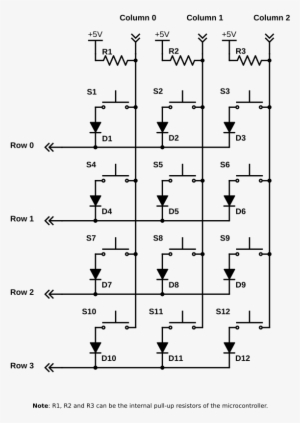 You Can Flip The Rows And Collumns, But You Have To - Button Matrix ...