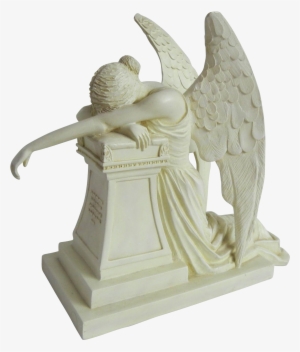 Statue Clipart Angel Statue - Crying Angel Tattoo - Free Transparent ...