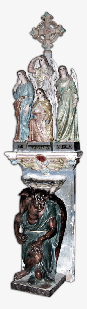 Sauniere's Holy Water Stoup - Church Of Mary Magdalene - Free ...