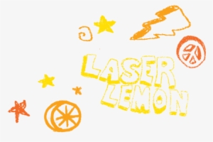 Lazer Lemon And Doodles Drawn In Yellow Crayon - Drawing - Free ...