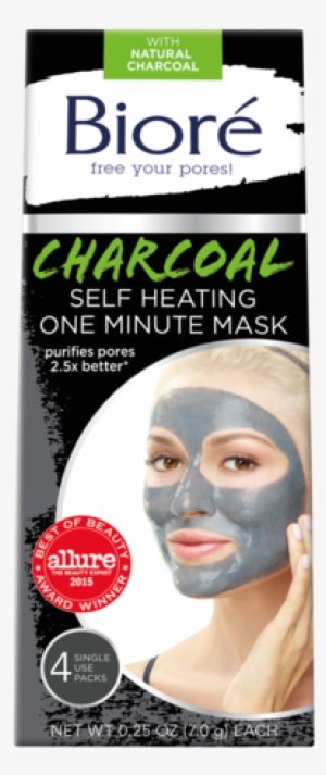 Infused With Natural Charcoal, This Thermal Mask Opens - Biore Self ...