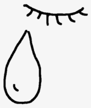 Mood Stickerstumblrs Tumblr Sticker Tear Crying - Crying Transparent ...