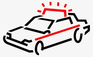 Vector Illustration Of Law Enforcement Police Car Cruiser - Free ...