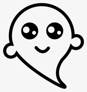 Cute Ghost Rubber Stamp - Ghost Cartoon Png - Free Transparent PNG ...