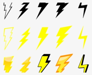 Vector Clip Art - Red Lightning Bolt - Free Transparent PNG Download ...