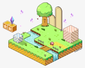 I Had So Much Fun With My First Try, I Decided To Do - Isometric Kirby ...
