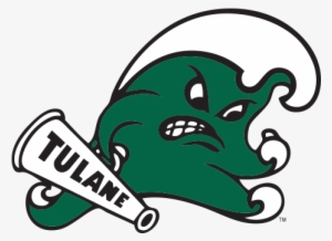 Tulane Angry Wave Logo - Free Transparent PNG Download - PNGkey
