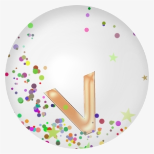 B * * Confeti - Letter - Free Transparent PNG Download - PNGkey