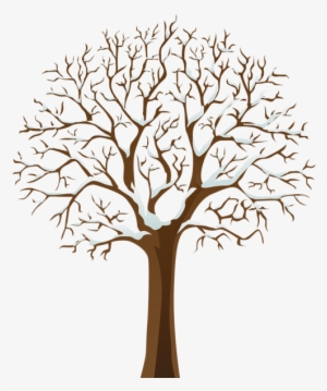 Snowy Winter Tree Transparent Png Image - Transparent Background Tree ...