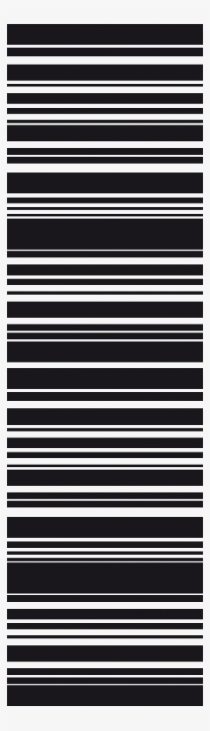Bar Code Etched Glass Decal - Parallel - Free Transparent PNG Download ...