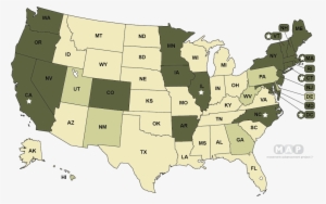 United States Map - Conversion Therapy Map Usa - Free Transparent PNG ...