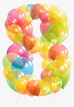 9 - Balloons Numbers Png - Free Transparent PNG Download - PNGkey