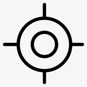 Target Icon Vector - Aim Sight - Free Transparent PNG Download - PNGkey