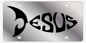 Christain Faith Jesus Fish Stainless Steel License - Vehicle ...