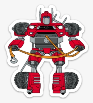 Transformer Tacoma Sticker - Sticker Transformer Png - Free Transparent ...