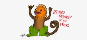 More Like Retard Monkey Fish Frog By Kelsyscakes - Drawing - Free ...