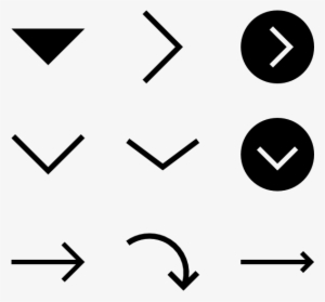 Solid Arrow Collection - Arrow Png - Free Transparent PNG Download - PNGkey