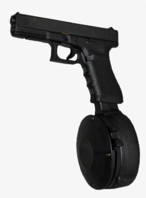 Share This Image - Glock 22 Drum Magazine - Free Transparent PNG ...