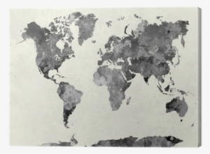 Wall Tapestry Grey Map - Free Transparent PNG Download - PNGkey