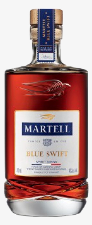 Martell - Martell Blue Swift 750ml - Free Transparent PNG Download - PNGkey