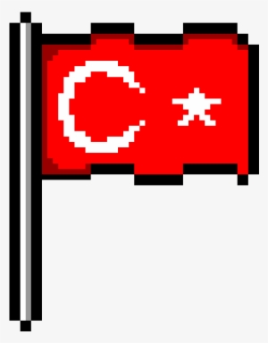 Turkey Flag - Flashlight Pixel Art - Free Transparent PNG Download - PNGkey
