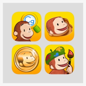 Curious George On The App Store - Curious George - Free Transparent PNG ...