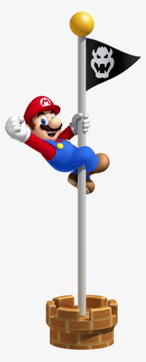 Sm3dl Flagpole - Mario Flag - Free Transparent PNG Download - PNGkey
