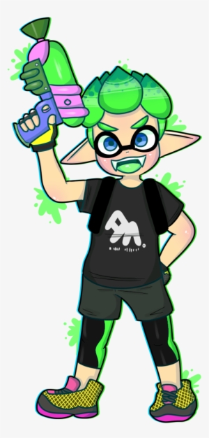 Inkling Boy Png - Splatoon 2 Male Inkling - Free Transparent PNG ...