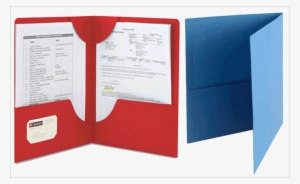 Svg Library Download Custom Two Folders With Fasteners - Two Pocket ...