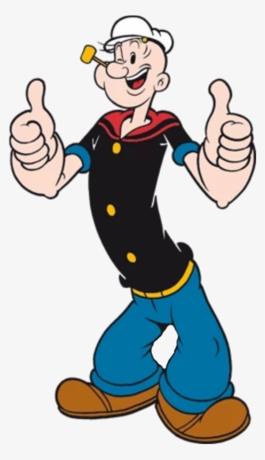 Popeye Thumbs Up - Free Transparent PNG Download - PNGkey