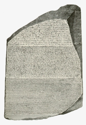 Rosettastone - Real Rosetta Stone - Free Transparent PNG Download - PNGkey
