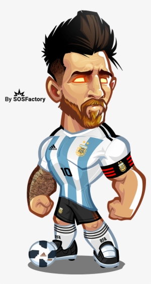 Messi Caricature - Cartoon Messi Drawing - Free Transparent PNG ...
