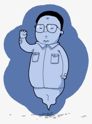 Adv003 The Ghost Of Kim Jong-il - Cartoon - Free Transparent PNG ...