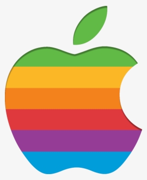 Clip Library Stock Apples Transparent Tumblr - Apple Logo 1977 - Free ...