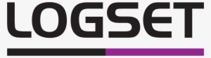 Logset Logo Black With Purple Line - Logset Logo - Free Transparent PNG ...