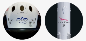 Spacex Dragon And Falcon Logos - Spacex - Free Transparent PNG Download ...