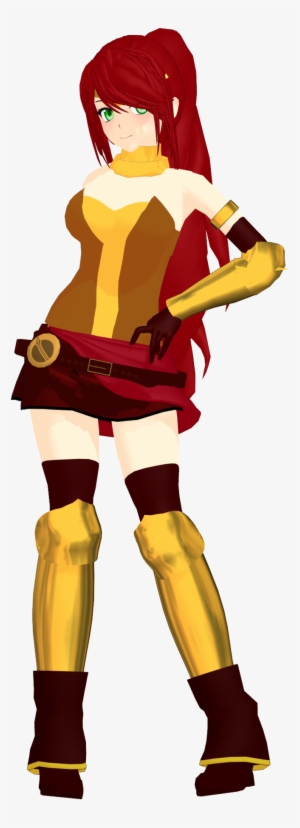Mmdxjnpr) Pyrrha Nikos By Naruchan101 On Deviantart - Rwby - Free ...