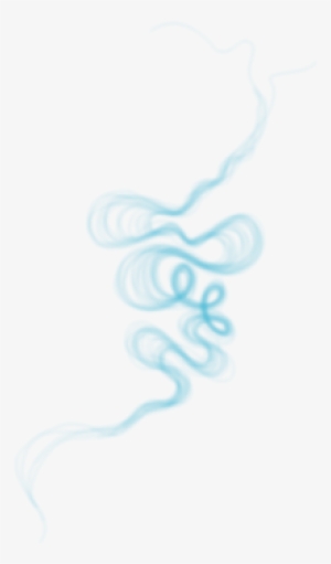 Blue Smoke - Calligraphy - Free Transparent PNG Download - PNGkey