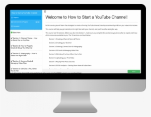 Learn The Secrets Of Youtube And Grow Your Channel - Computer Monitor ...