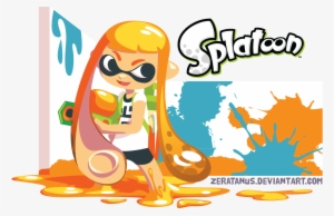 Com Splatoon 2 Text Clip Art Font - Splatoon + T-shirt White M - Free ...